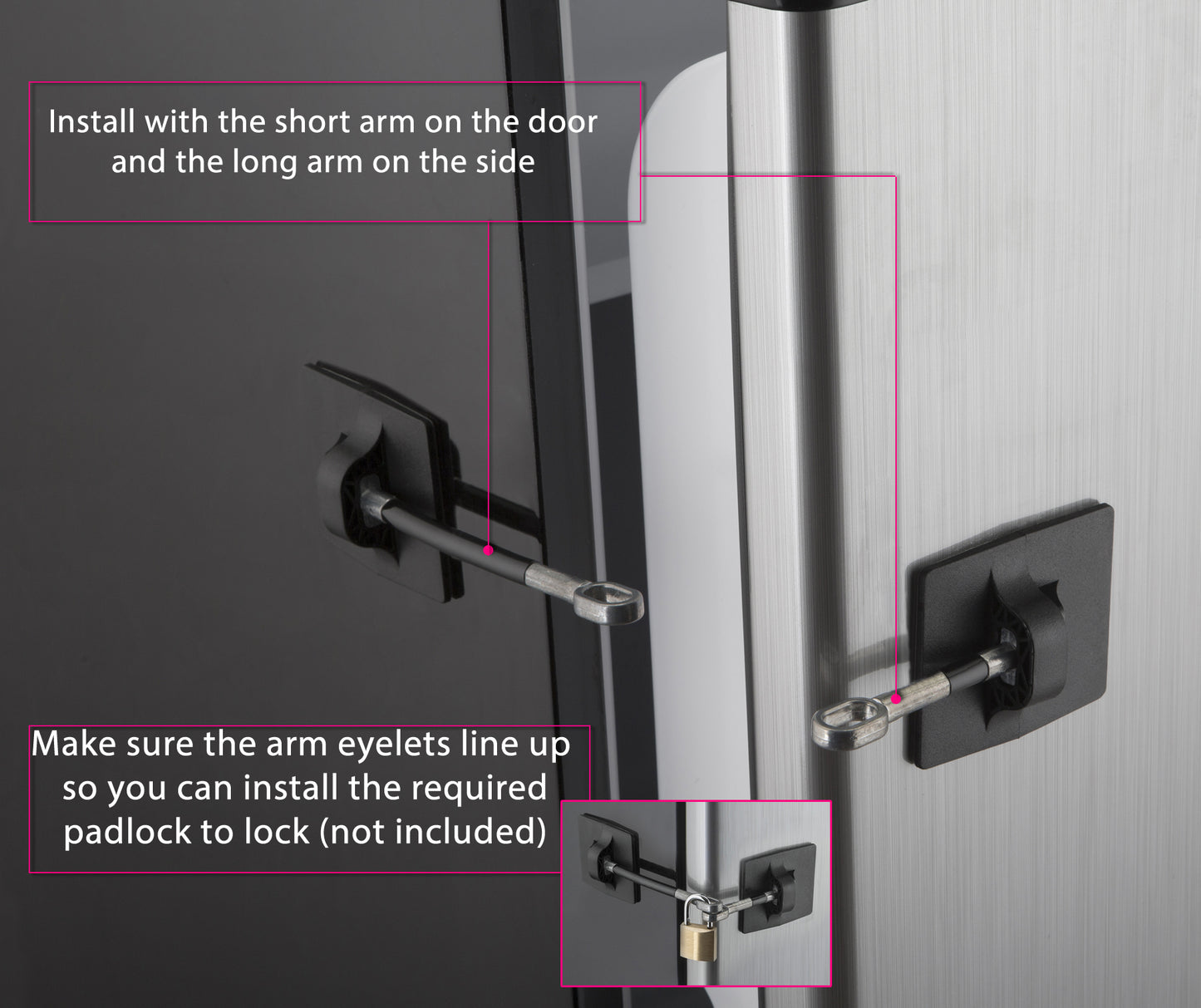 Classic Refrigerator Lock. Uses an external padlock. – Computer ...